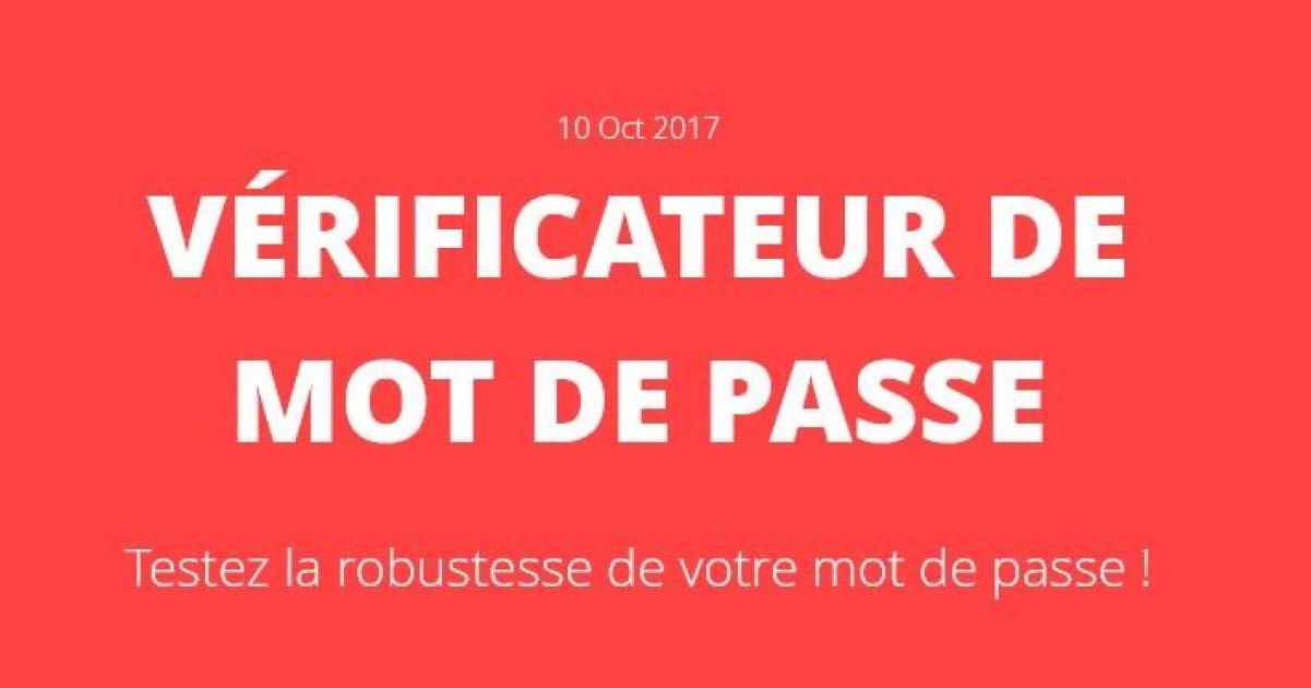 Espace Numerique ESC : 8. Outil de test de sécurité de mot de passe